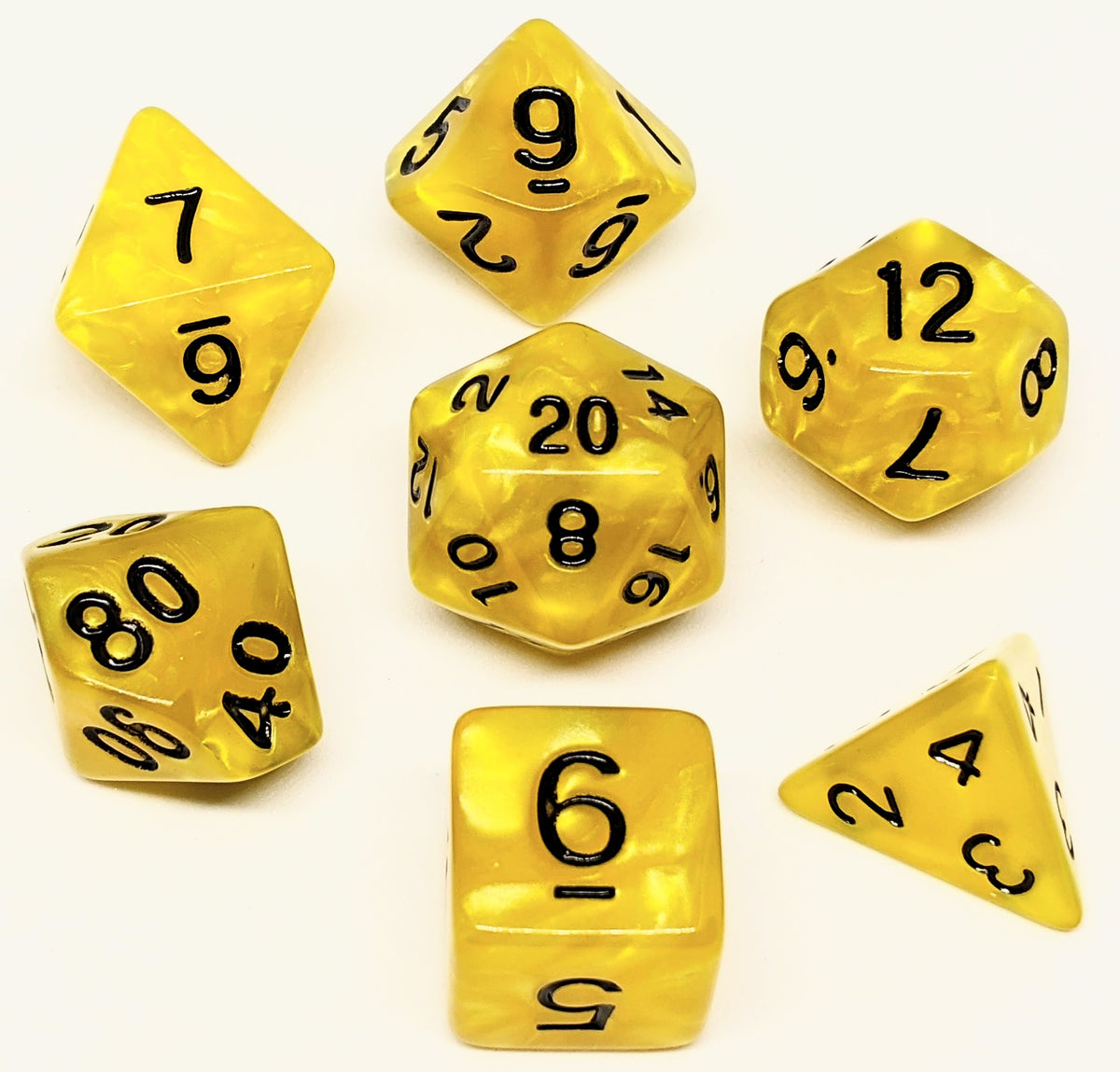Poison Cloud RPG Dice – Fire Forged Dice